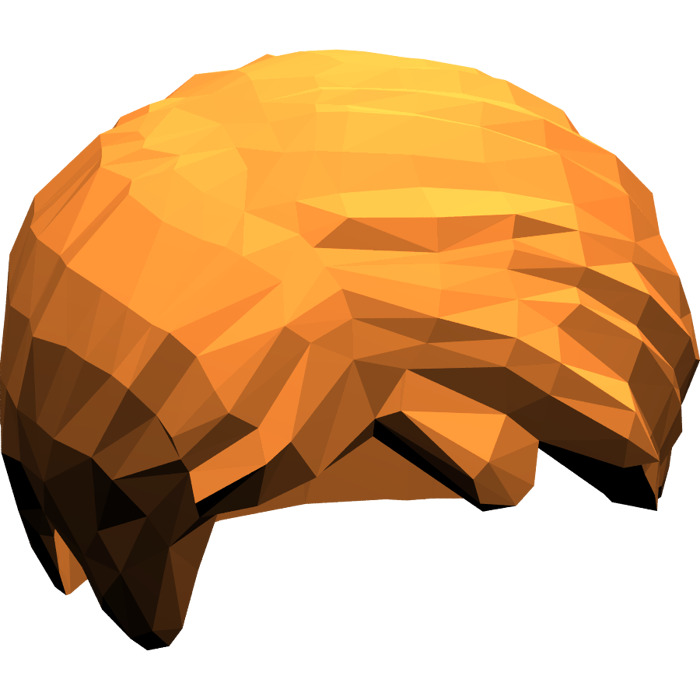 LEGO Medium Dark Flesh Short Tousled Hair with Side Parting (62810 / ...