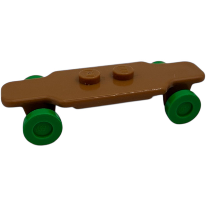 LEGO Skateboard Longboard with Bright Green Wheels | Brick Owl - LEGO ...