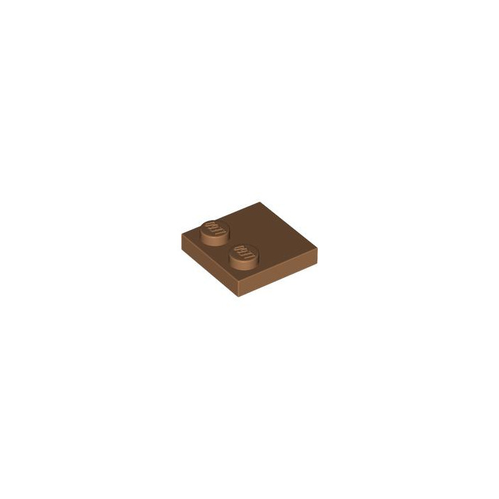 LEGO Medium Dark Flesh Tile 2 x 2 with Studs on Edge (33909) | Brick Owl