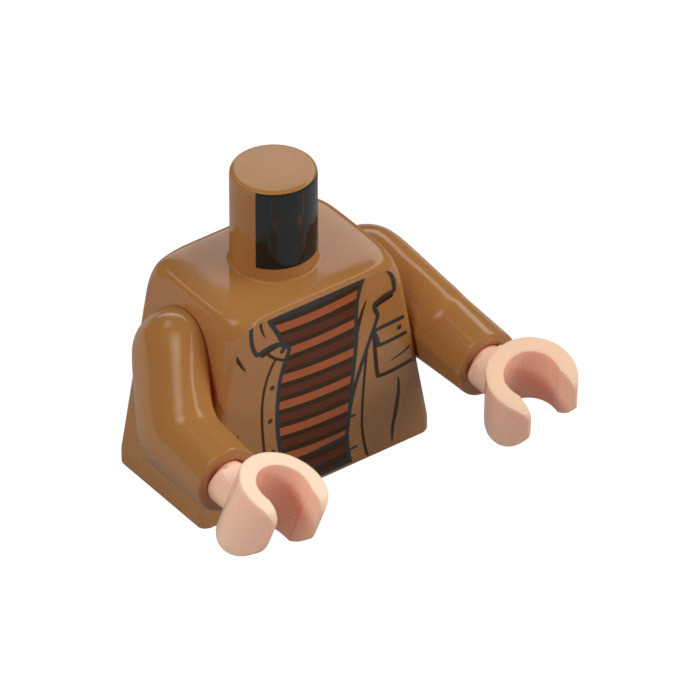 LEGO Medium Dark Flesh Tim Murphy Minifig Torso (973 / 76382) | Brick ...