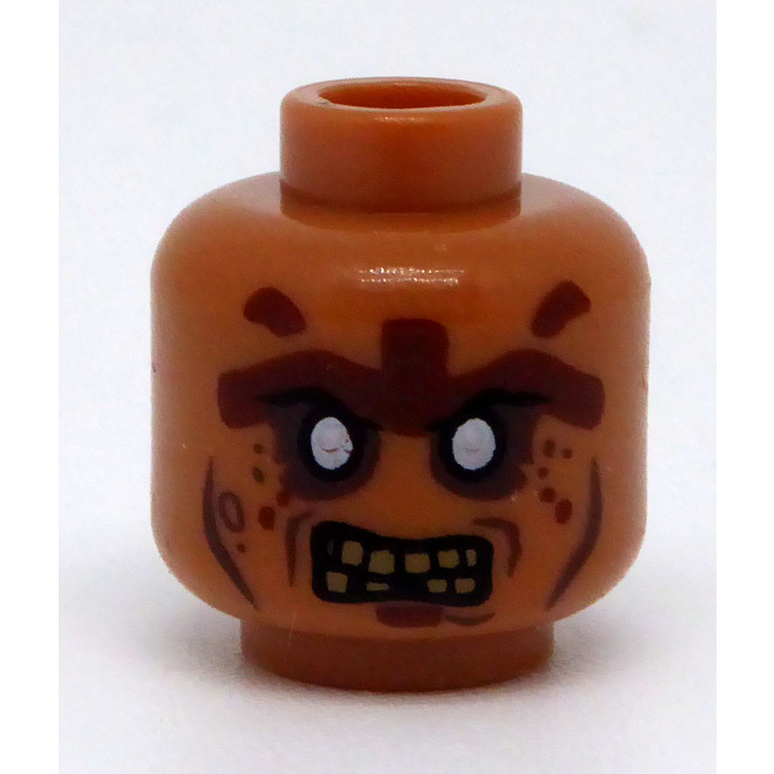 LEGO Medium Dark Flesh Yeoman Zombie Head (97392 / 97992) | Brick Owl