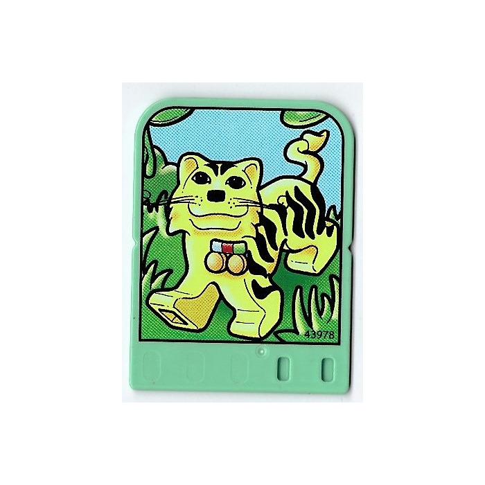 LEGO Story Builder Jungle Jam Card with Tiger with Medals (43978 / ...