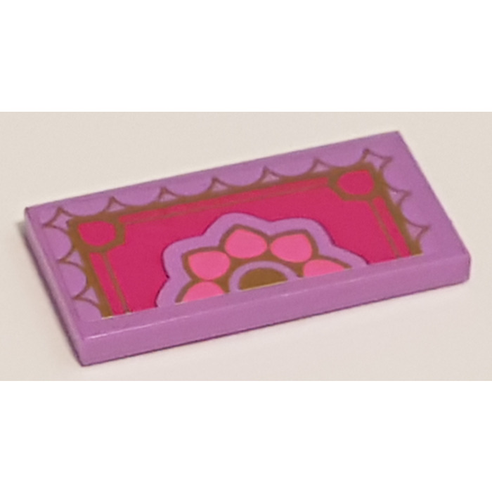 LEGO Tile 2 x 4 with Rug Pattern Sticker (87079) | Brick Owl - LEGO ...