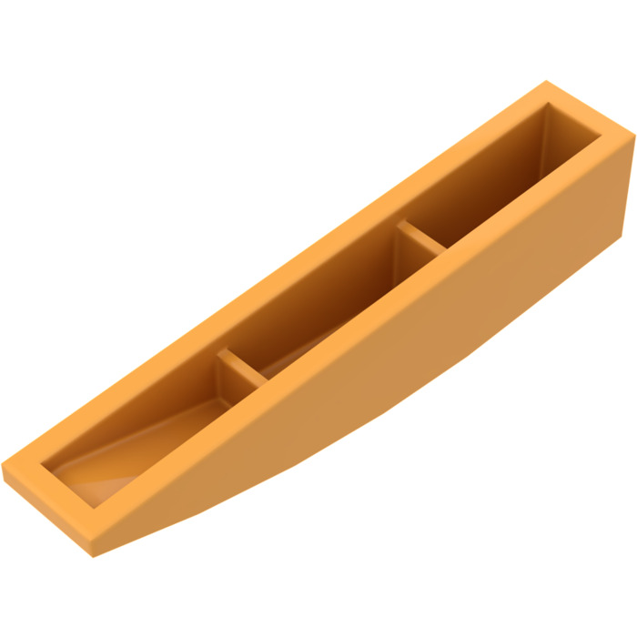 LEGO Medium Orange Slope 1 x 6 Curved with Studs (42022) | Brick Owl