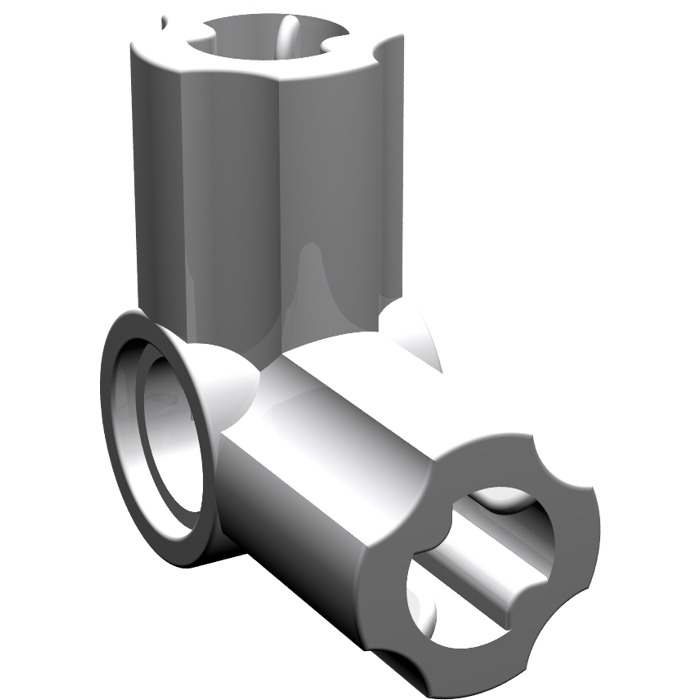 LEGO Medium Stone Gray Angle Connector #6 (90º) (32014 / 42155) | Brick ...