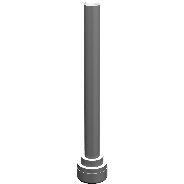 LEGO Medium Stone Gray Antenna 1 x 4 with Flat Top (3957 / 28658 ...