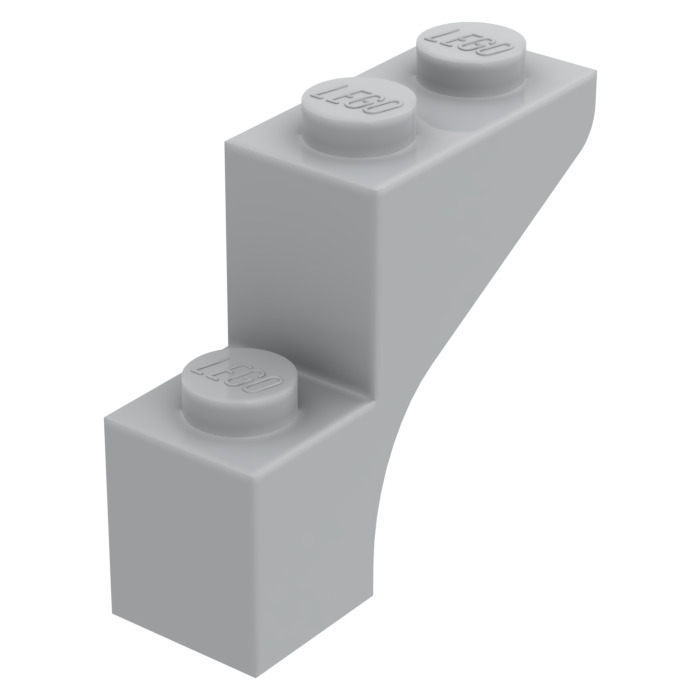 LEGO Medium Stone Gray Arch 1 x 3 x 2 with Curved End (88292) | Brick Owl