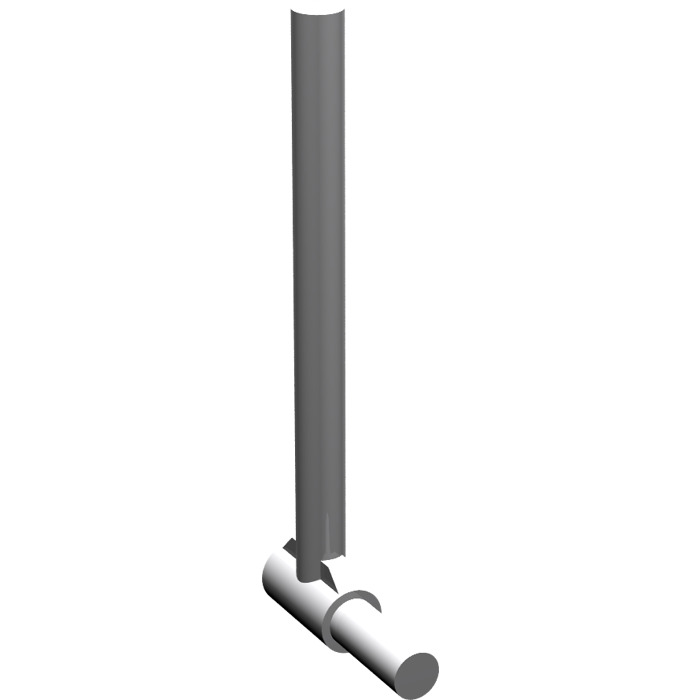 LEGO Medium Stone Gray Bar 4.5 with Handle (87618) | Brick Owl - LEGO ...