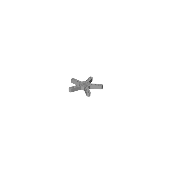 LEGO Medium Stone Gray Beam Propeller 5 Blades with Cutout (80273 ...