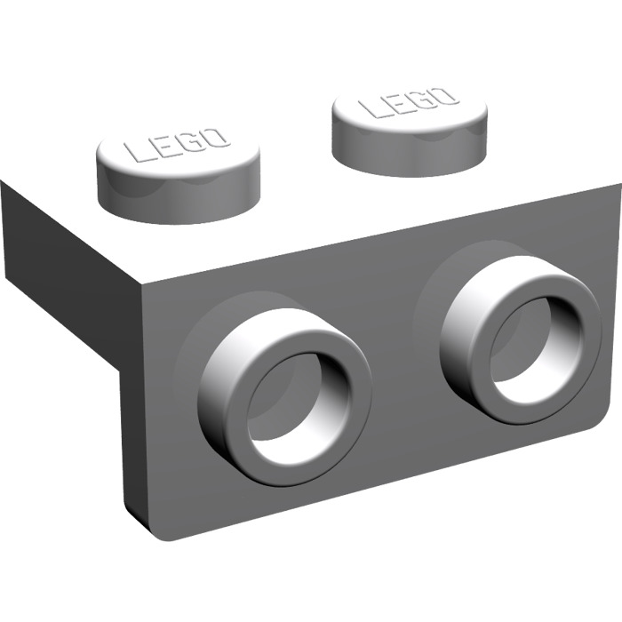 LEGO Medium Stone Gray Bracket 1 x 2 - 1 x 2 (99781) | Brick Owl - LEGO ...