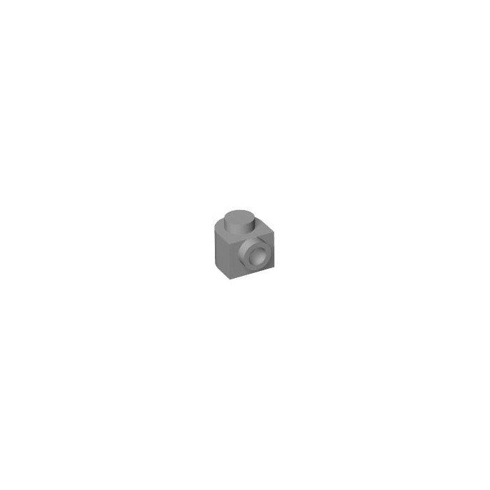 LEGO Medium Stone Gray Brick 1 x 1 x 0.7 Round with Side Stud (3386 ...