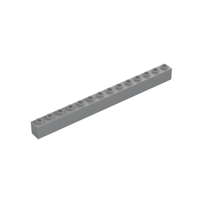LEGO Medium Stone Gray Brick 1 x 14 with Channel (4217) | Brick Owl