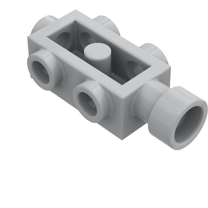 LEGO Medium Stone Gray Brick 1 x 2 x 0.7 with Studs on Sides (4595 / ...