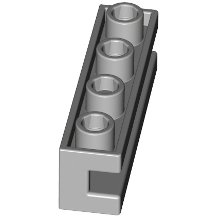 LEGO Medium Stone Gray Brick 1 x 4 with Groove (2653) | Brick Owl ...