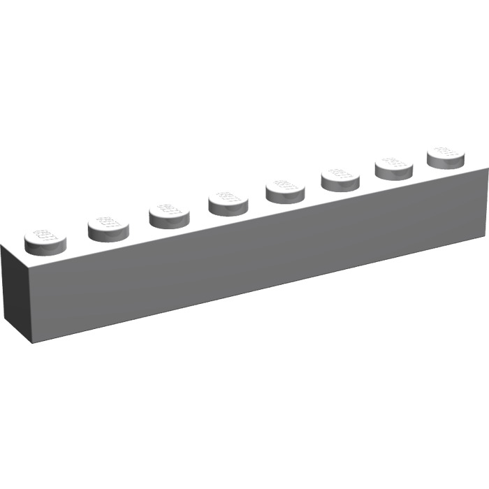 LEGO Medium Stone Gray Brick 1 x 8 (3008) | Brick Owl - LEGO Marketplace