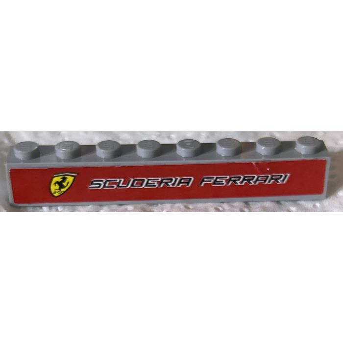 LEGO Brick 1 x 8 with Ferrari Sticker (3008) | Brick Owl - LEGO Marketplace