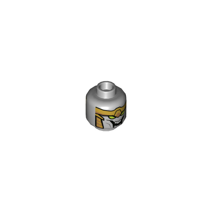 LEGO Medium Stone Gray Chitauri with Wide Open Mouth Minifigure Head ...