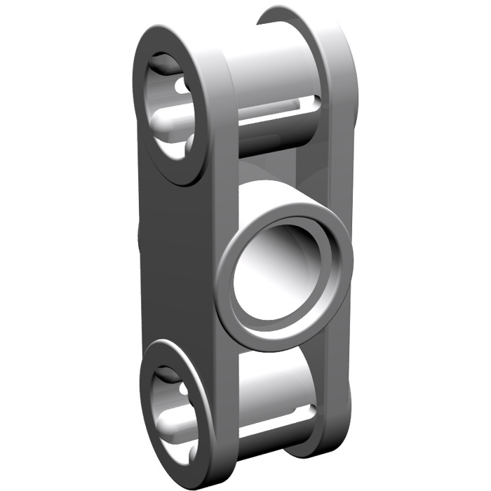 LEGO Medium Stone Gray Cross Block 1 x 3 with Two Axle Holes (32184 / ...