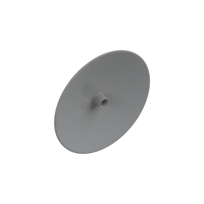 LEGO Medium Stone Gray Dish 9 x 9 with Captain America Star in Dark ...
