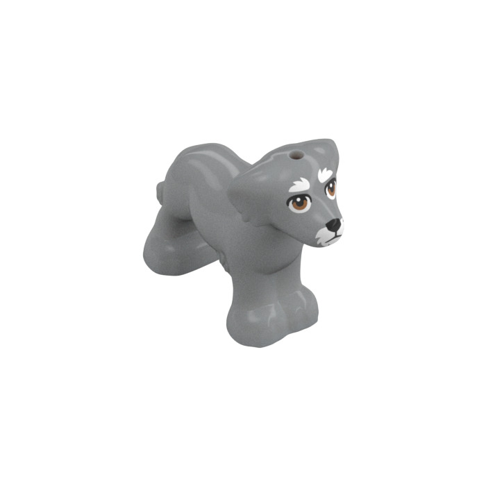 LEGO Dog with Shaggy Fur with White Muzzle and Eyebrows (3168 / 103366 ...