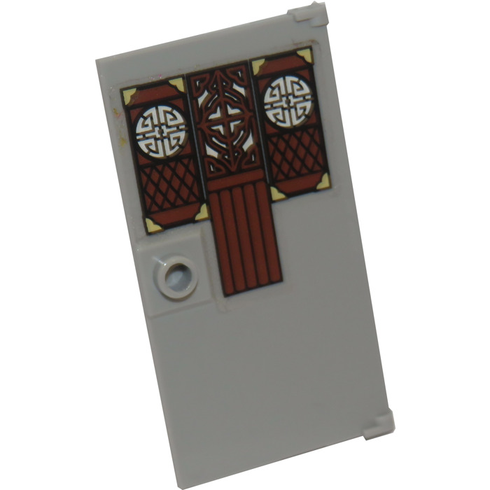 LEGO Door 1 x 4 x 6 with Stud Handle with Cut-out Wood Panels with ...