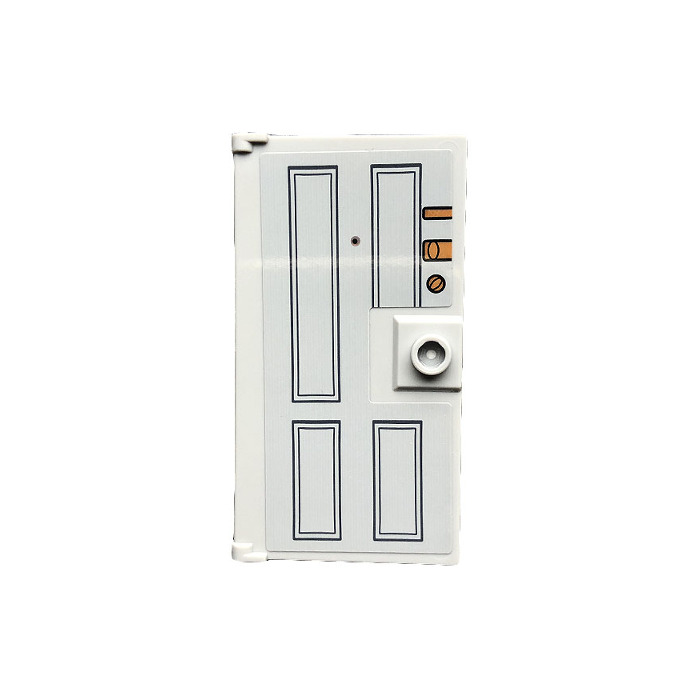 LEGO Door 1 x 4 x 6 with Stud Handle with Locks and Peephole and '5A ...