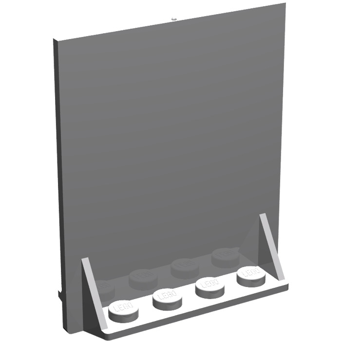 LEGO Medium Stone Gray Door 2 x 8 x 6 Revolving with Reinforced Base ...