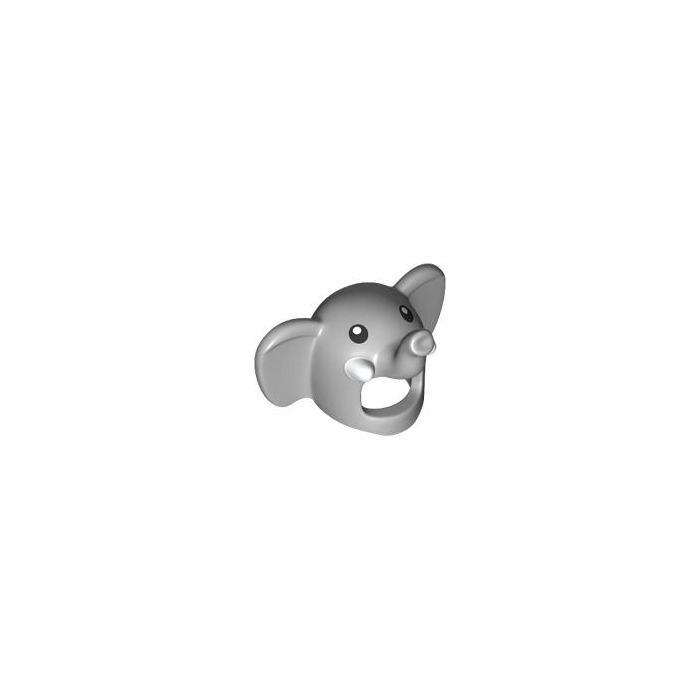 LEGO Medium Stone Gray Elephant Costume Head Cover (38354 / 114180 ...