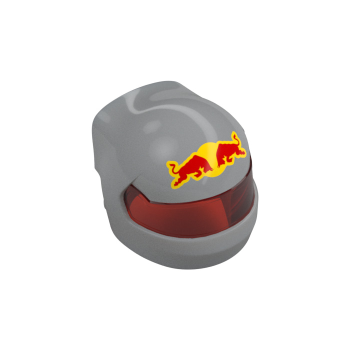 LEGO F1 Helmet with Oracle Red Bull Logo (7071 / 112037) | Brick Owl