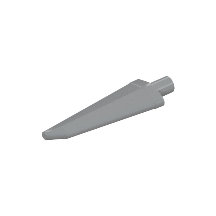 LEGO Medium Stone Gray Flexible Spike Blade with Bar End (64727 ...