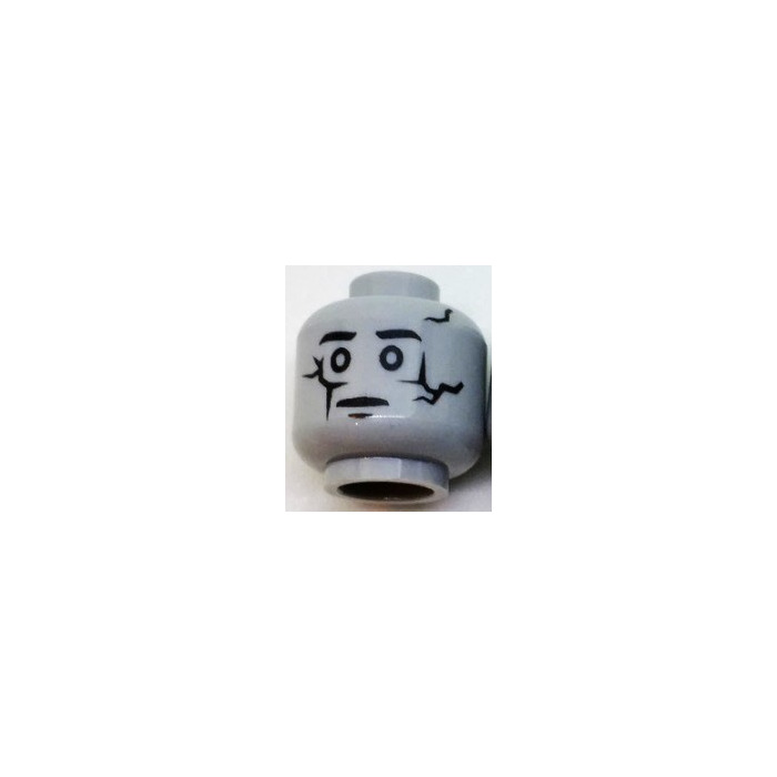 LEGO Head with Sand Green Ghost Face (3626) | Brick Owl