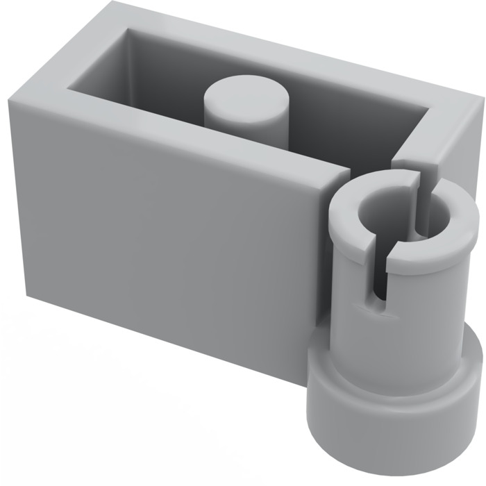 LEGO Medium Stone Gray Hinge Brick 1 x 4 Swivel Top (3830 / 65122 ...