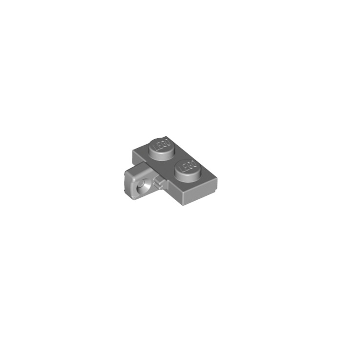 LEGO Medium Stone Gray Hinge Plate 1 x 2 with Vertical Locking Stub ...