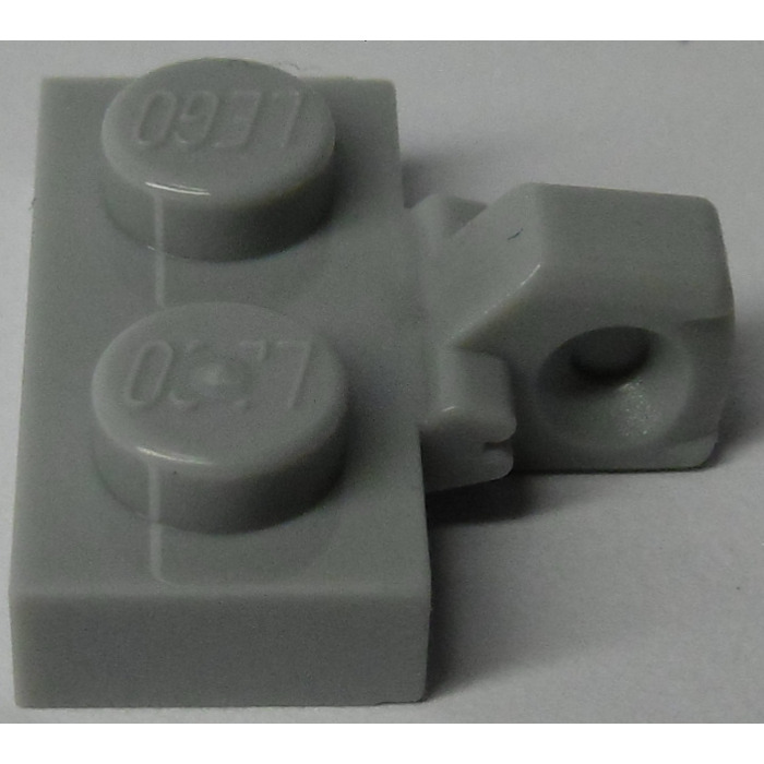 LEGO Medium Stone Gray Hinge Plate 1 x 2 with Vertical Locking Stub ...