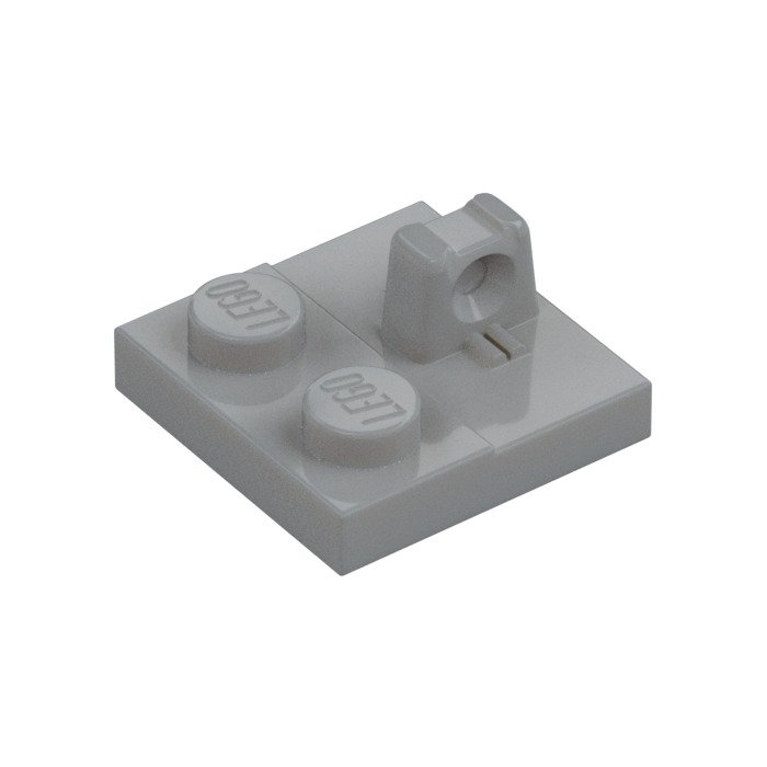 LEGO Medium Stone Gray Hinge Plate 2 x 2 with Top Finger (53968 / 92582 ...