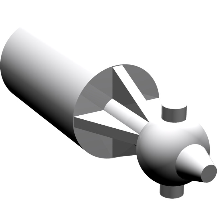 LEGO Medium Stone Gray Input Shaft for Constant Velocity Joint (19991 / ...