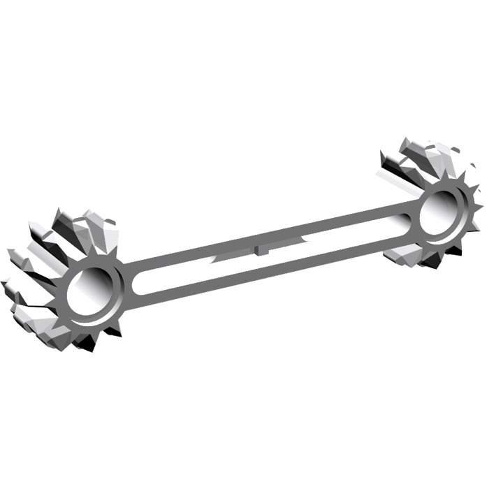LEGO Lever Arm with Nine Double Bevel Gear Teeth at Both Ends (41666 ...