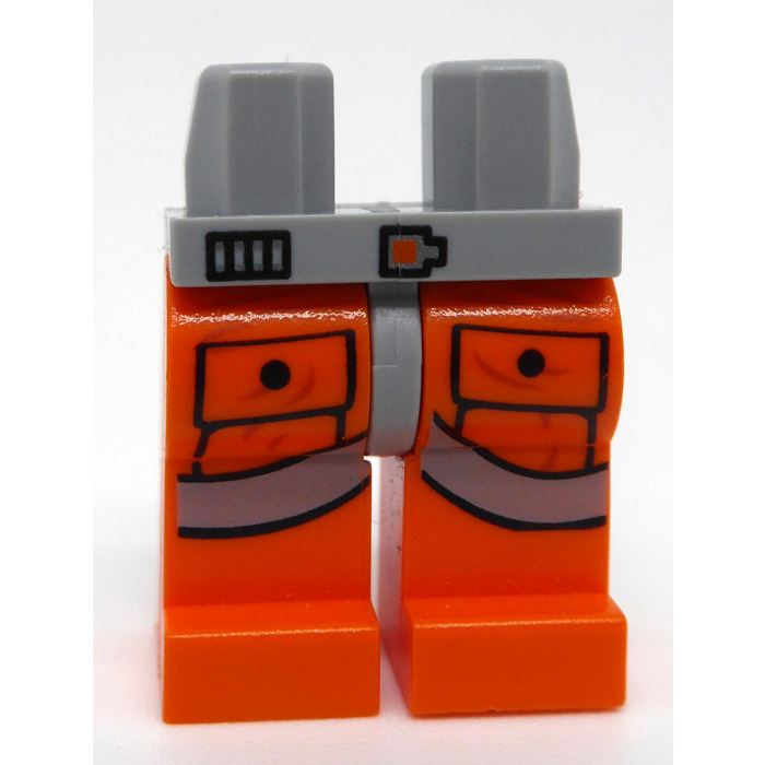LEGO Medium Stone Gray Minifigure Hips and Legs with Large Pockets and ...