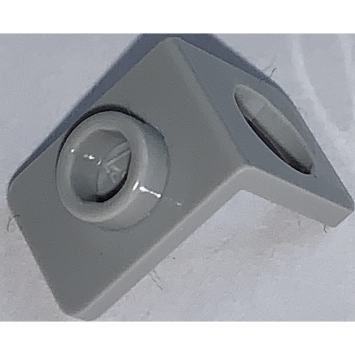 LEGO Medium Stone Gray Neck Bracket with Stud with Thinner Back Wall ...