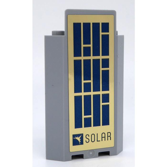 LEGO Panel 3 x 3 x 6 Corner Wall with Solar Panel and 'SOLAR' Sticker ...