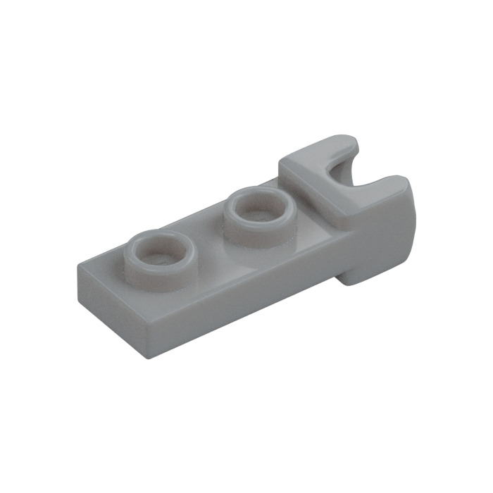LEGO Medium Stone Gray Plate 1 x 2 with End Ball Joint Socket (14418 ...