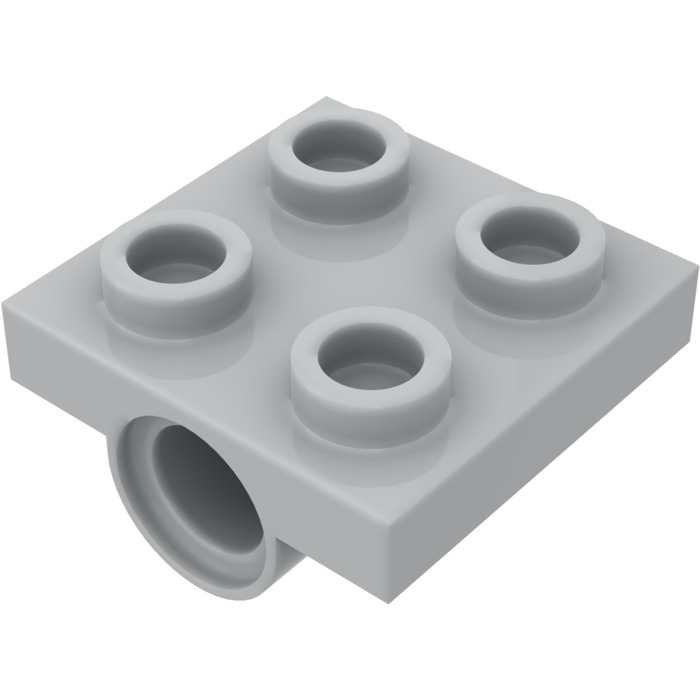 LEGO Plate 2 x 2 with Pin Hole (2444 / 10247) | Brick Owl