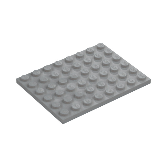 LEGO Medium Stone Gray Plate 6 x 8 (3036 / 7423) | Brick Owl - LEGO ...