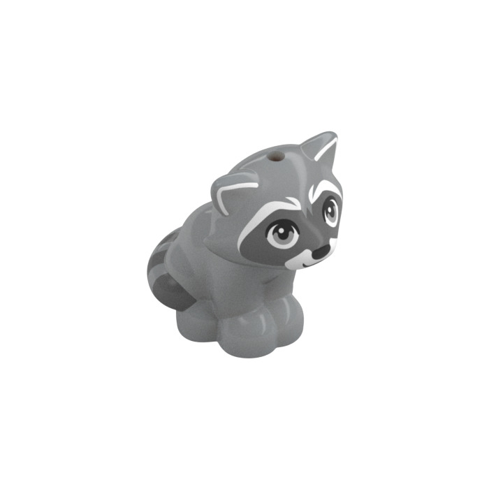 LEGO Medium Stone Gray Raccoon with Gray (108122) | Brick Owl - LEGO ...