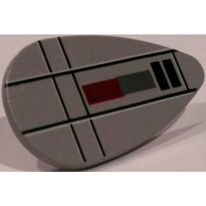 LEGO Shield - Long with Black Crossed Lines (2586 / 52634) | Brick Owl ...