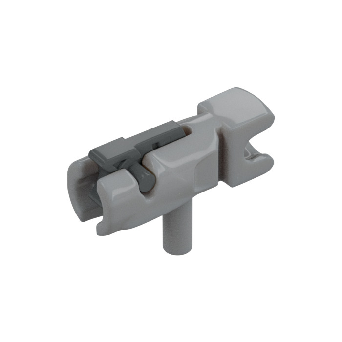 LEGO Medium Stone Gray Shooter Gun with Tow Ball Socket with Trigger ...