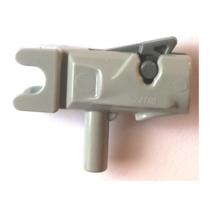 LEGO Medium Stone Gray Shooter Gun with Tow Ball Socket with Trigger ...
