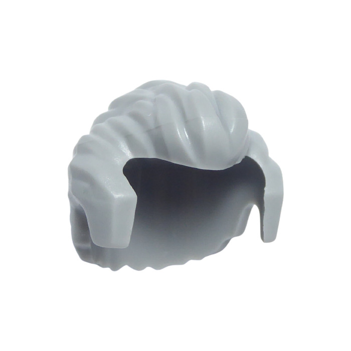 LEGO Medium Stone Gray Short Hair Swept Back with Widow's Peak and ...