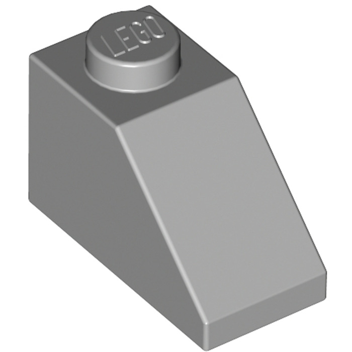 LEGO Medium Stone Gray Slope 1 x 2 (45°) (3040 / 6270) | Brick Owl ...