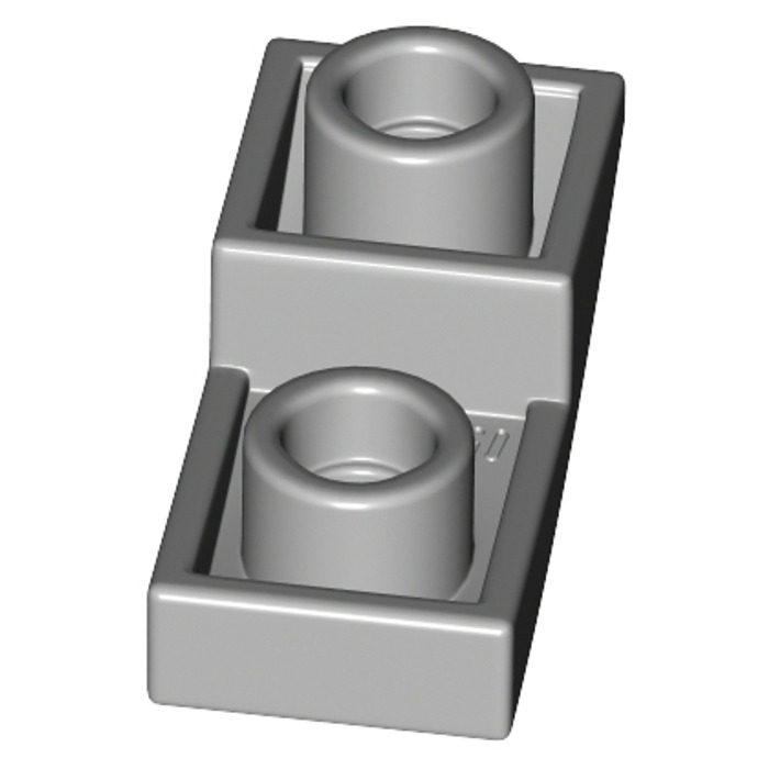 LEGO Medium Stone Gray Slope 1 x 2 Curved Inverted (24201) | Brick Owl ...